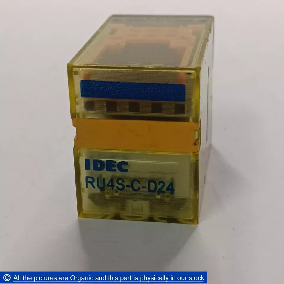 Idec RU4S-C-D24 Power Relay Plug-In 4PDT 14-Pin 6A 24VDC For Industrial ...