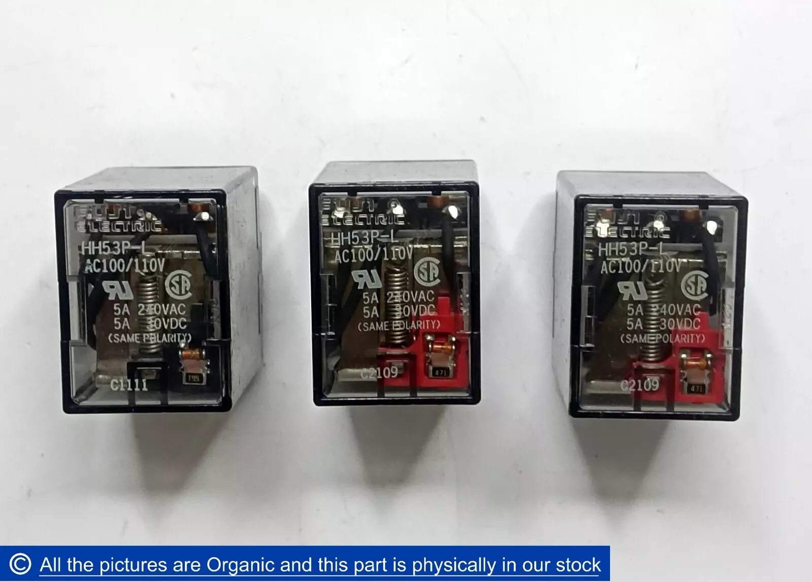 Fuji HH53P-L Miniature Control Relay 100/110VAC HH53 Series 3PDT Japan Lot Of 3 - Industrial SOL ...