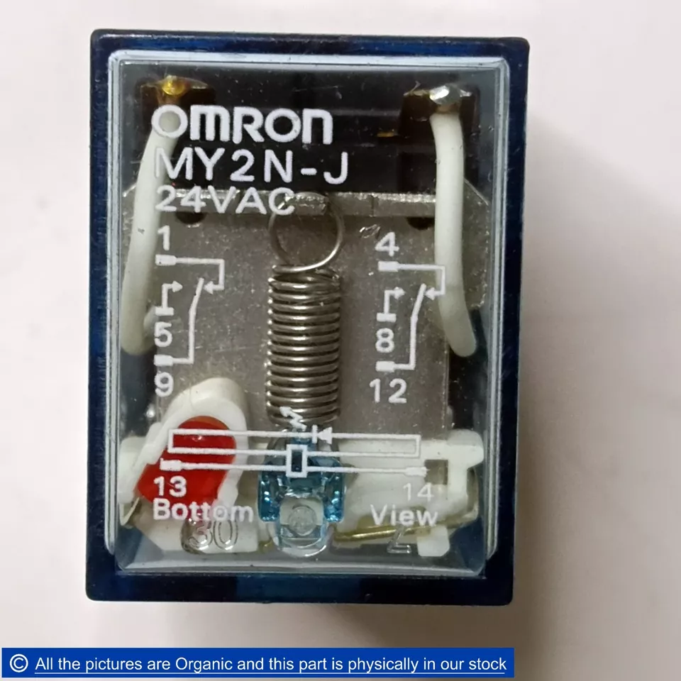 Omron MY2N-J General-Purpose Miniature Power Relay 24VAC DPDT MY Series ...
