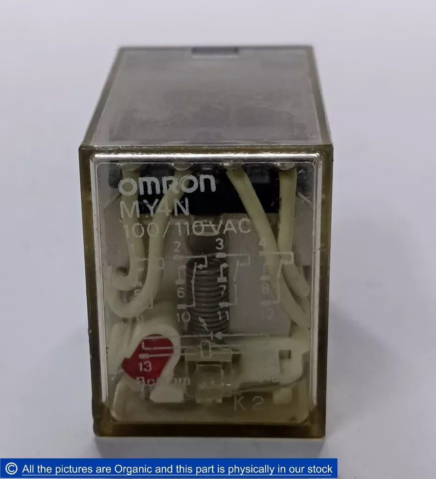 Omron MY4N Miniature Power Relay 100/110VAC 4PDT 4 Poles For Industrial ...