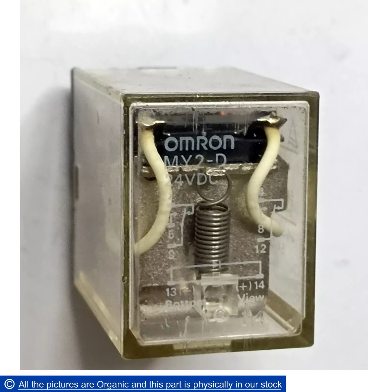 Omron MY2-D Miniature Power Relay 24VDC DPDT 2-Pole For Industrial Apps Japan - Industrial SOL ...