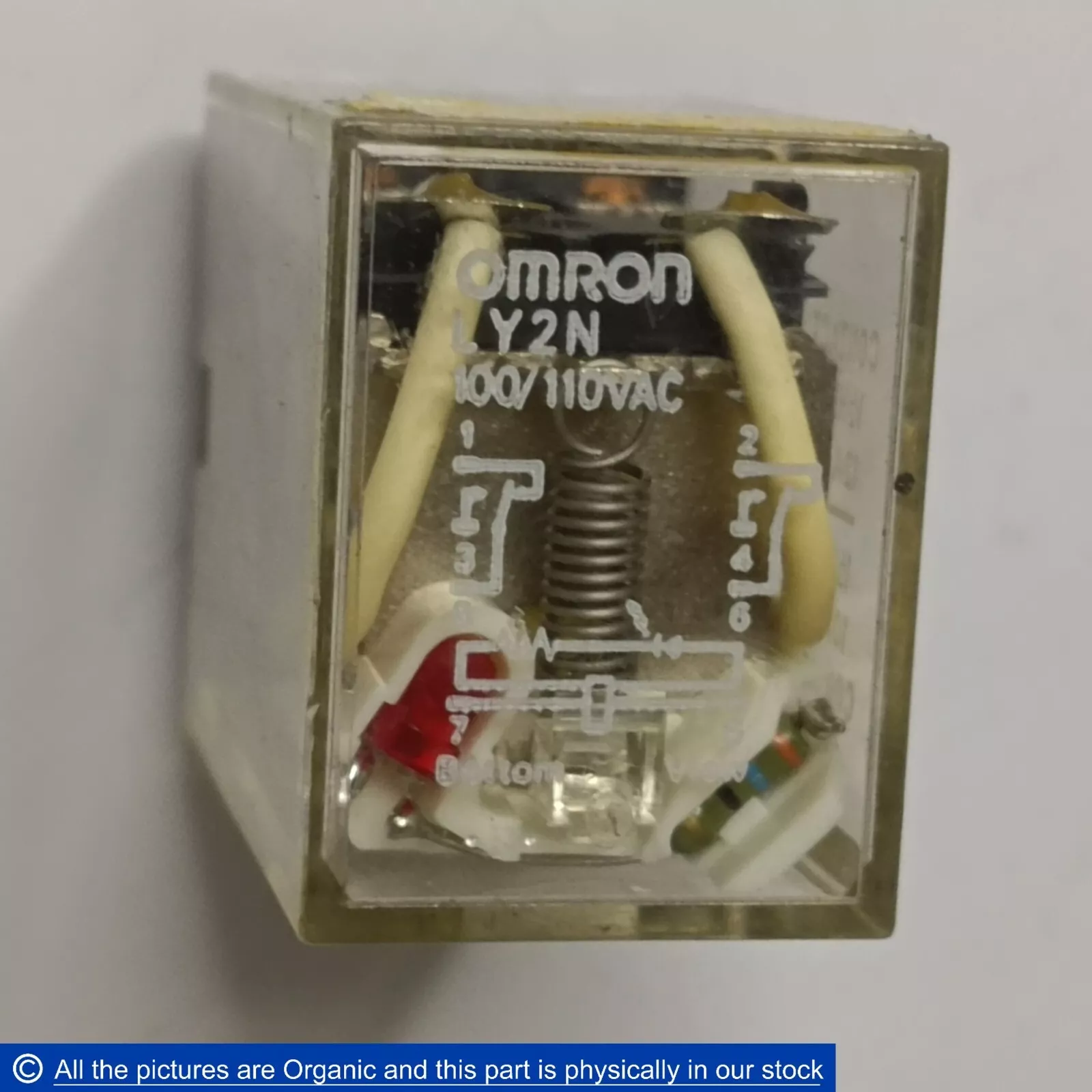 Omron LY2N Bi-power Relay 100/110VAC DPDT 2-Pole LY Series For ...
