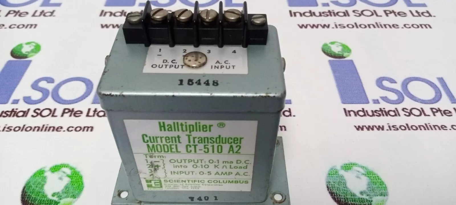Halltiplier Current Transducer CT-510 A2 Scientific Columbus ...