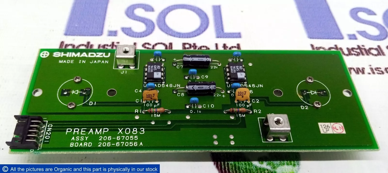 Shimadzu 206-67055 Preamp Assy X083 206-67056 A For UV-1601 ...
