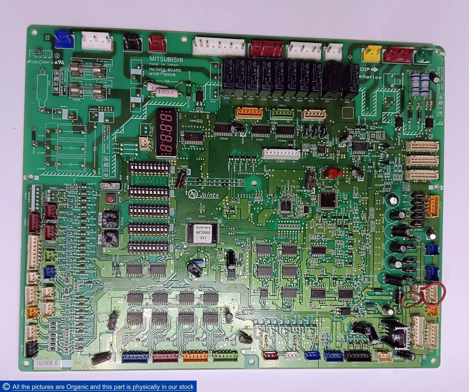 Mitsubishi W126775G08 MAIN02 Air Conditioner Display & Control Board ...