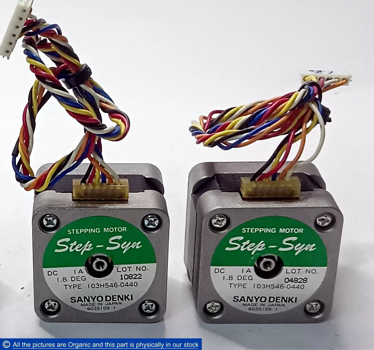 Sanyo Denki 103H546-0440 Step-Syn Stepping Motor 1.8 DEG 1A Semicon ...