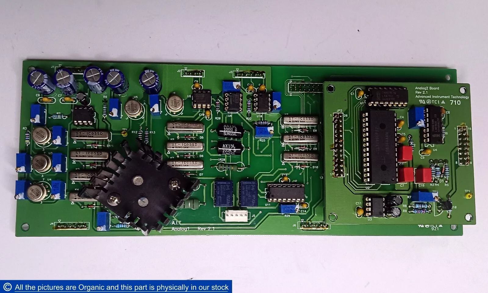 AiT CMT-SR2000-PV v1.5 Analog1 Board Rev 2.1 W/ Analog2 PCB Advanced ...