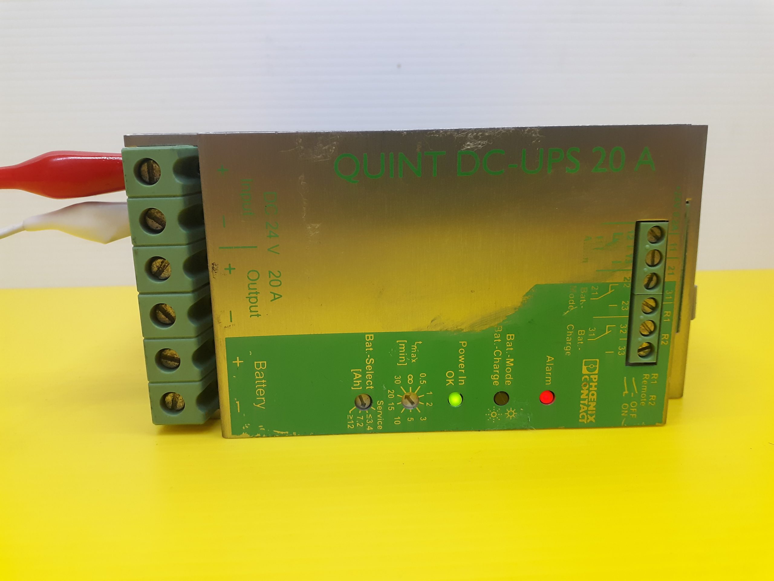 Phoenix Contact QUINT-DC-UPS/24DC/20 Power Supply 2866239 Rev. 06 ...