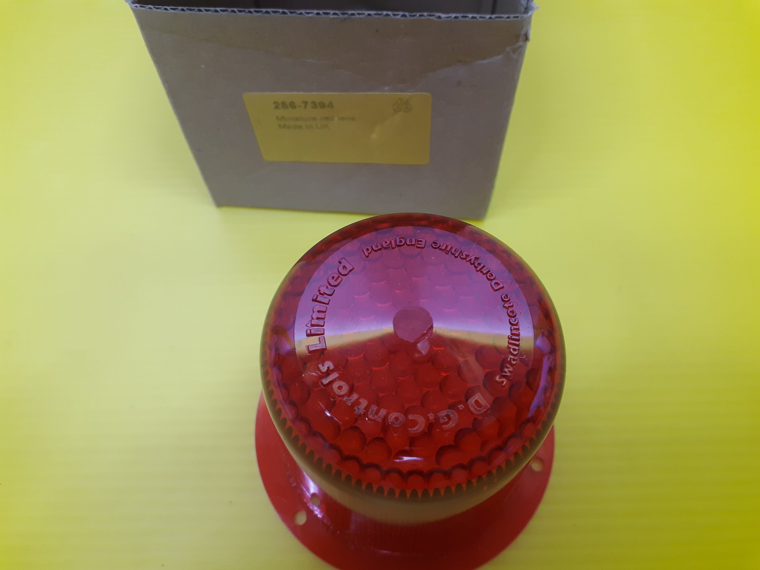 D.G. Controls deegee 286-7394 Miniature Red Lens DDR/RED Dome Lens ...