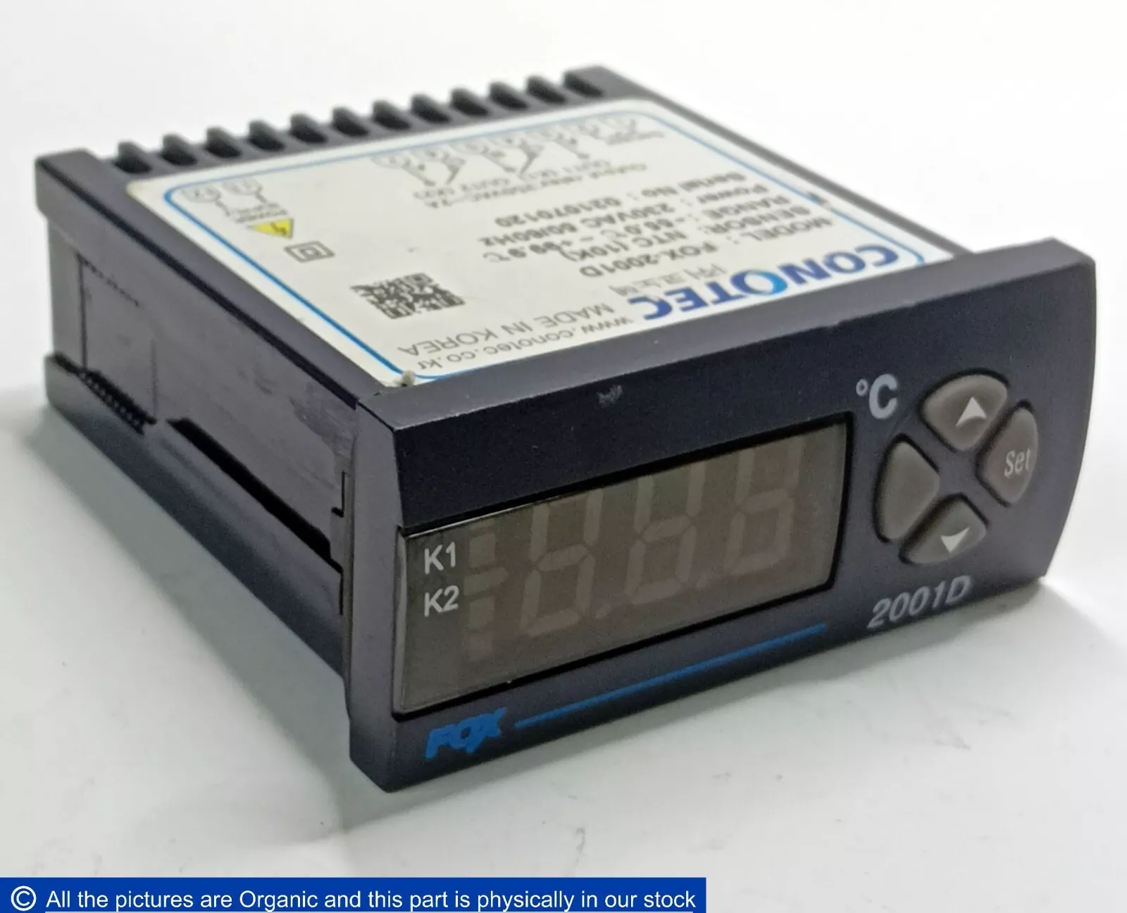 Conotec FOX-2001D Digital Temperature Controller FOX2001D Sensor NTC ...