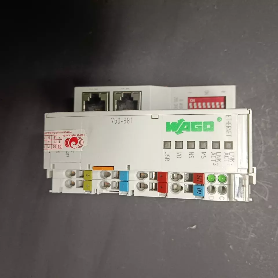 Wago 750-881 Ethernet-Controller 100MBit For Wago Modular I/O-System ...