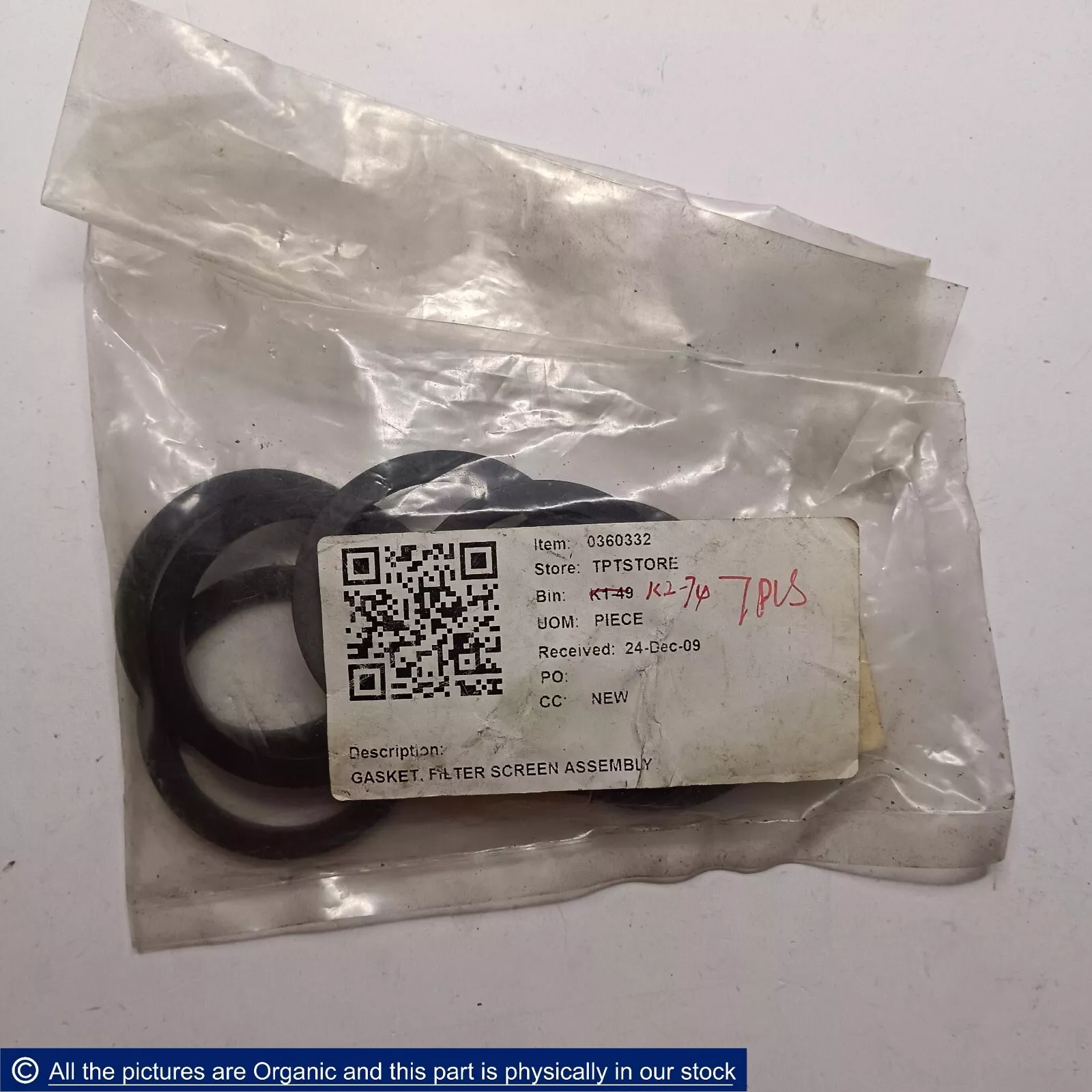 TPTSTORE 0360332 Gasket Filter Screen Assembly Avionic Store Spare Set ...