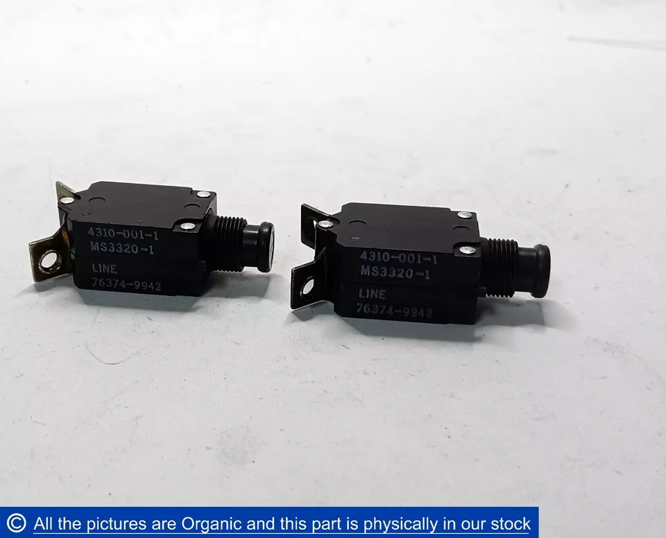 Mechanical Products 4310-001-1 Circuit Breaker MS3320-1 Avionic Store ...