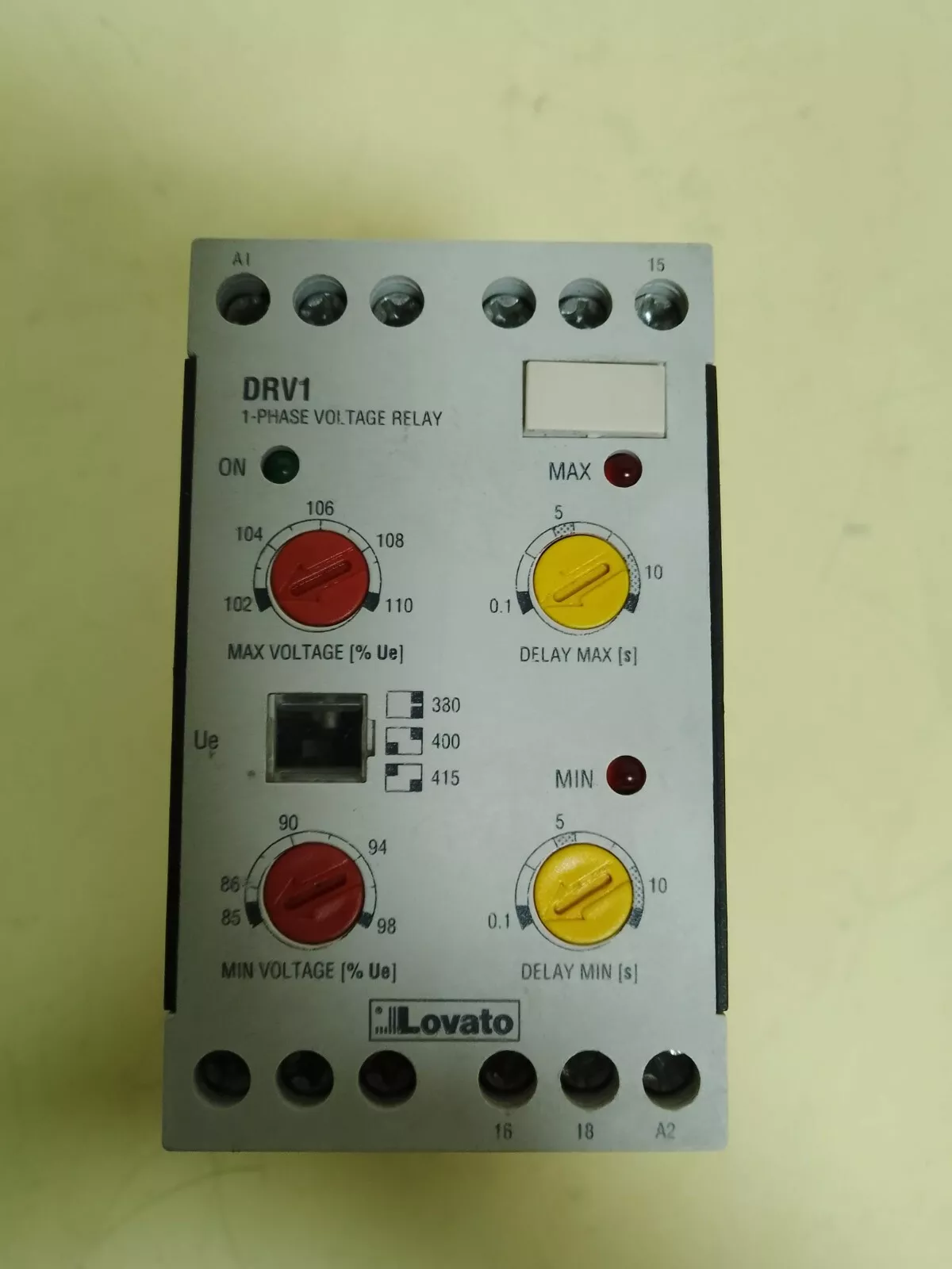 Lovato DRV1 400 1-Phase Minimum & Maximum Voltage Relay