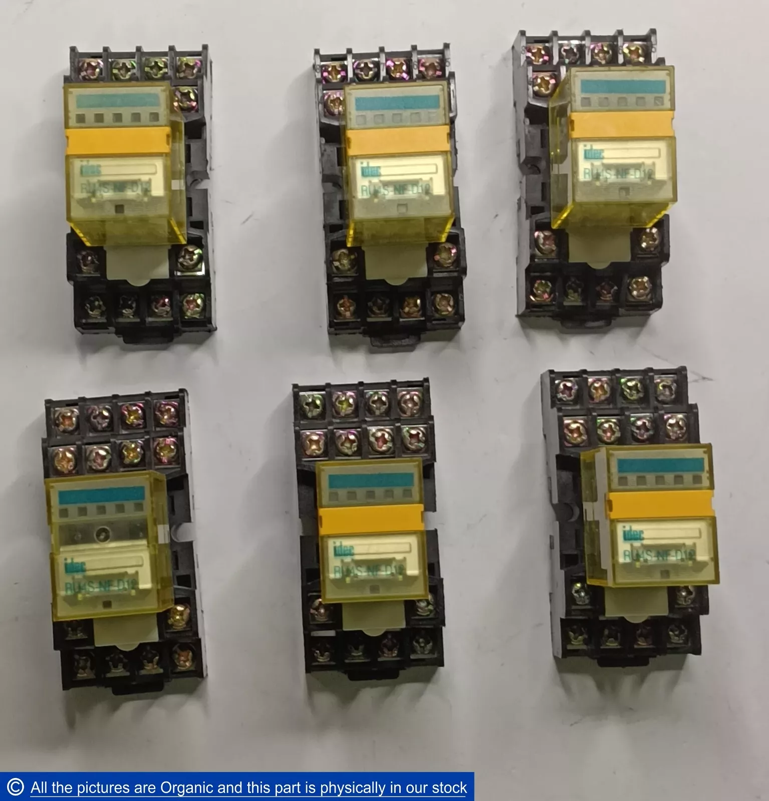 Idec RU4S-NF-D12 Universal Relay RU Ser 4PDT 12VDC W/ SY4S05-A Terminal ...