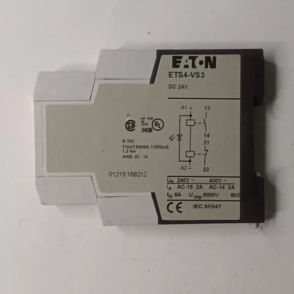 Eton ETS4-VS3 Contactor Amplifier Module ETS4VS3 DC24V Moeller Series Lot of 3