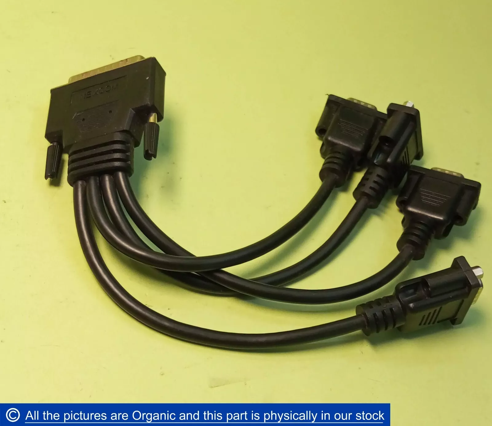 Nexcom D-Sub 44-Pin to 4x D-Sub 9-Pin Quad Splitter Cable For Serial ...