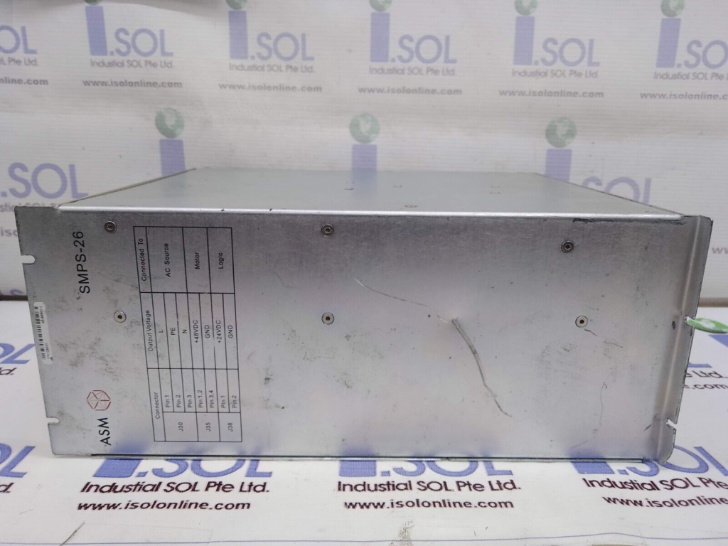 ASM SMPS-26 Switching Power Supply 64-28780E Fova 1217 64-28803A