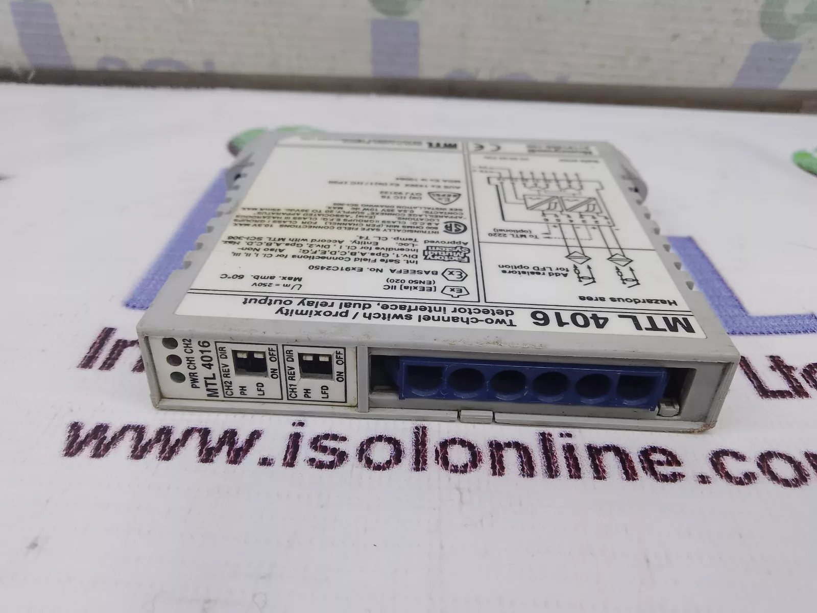 Measurement Techology MTL4016 Two-Channel Switch/Proximity Detector ...