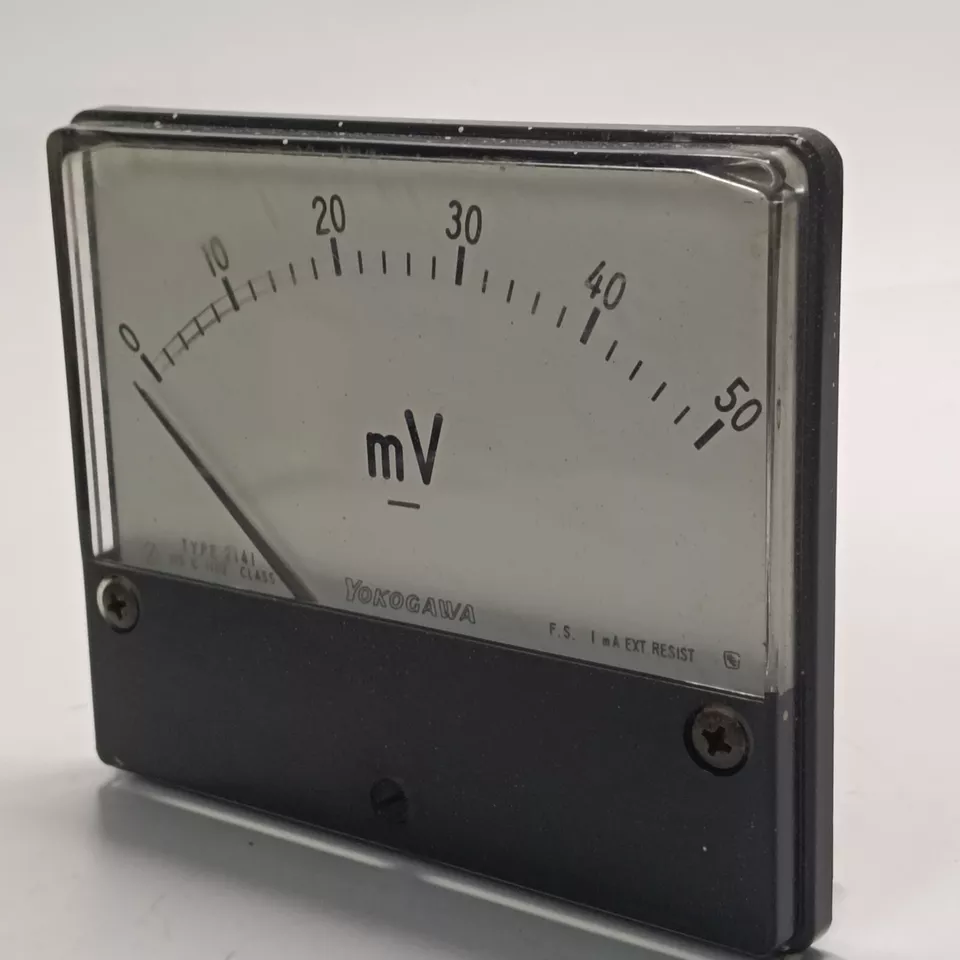 Yokogawa 2141 Analog Megavolt mV Meter JIS C 1102 Class 1.5 0 - 50mV Japan
