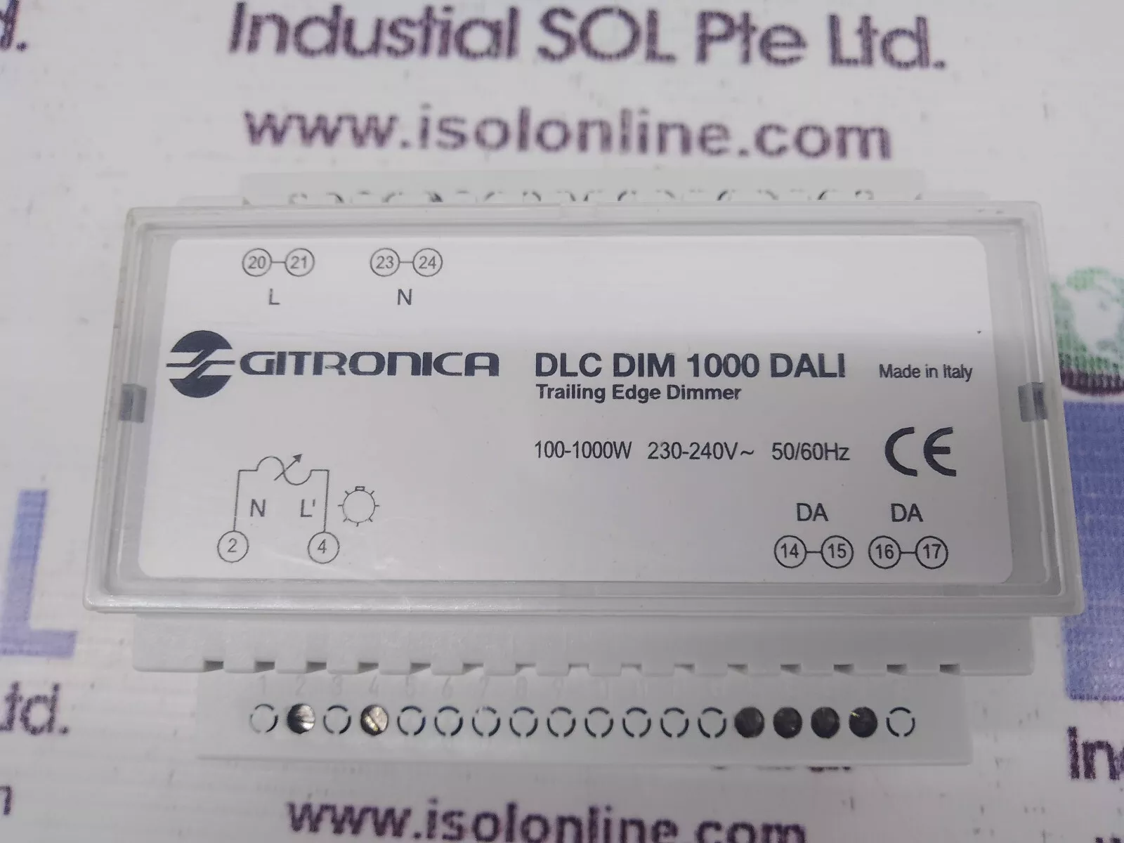 Gitronica Dimmer DALI lampade Tensione Di Rete Mains Voltage DALI Dimmers
