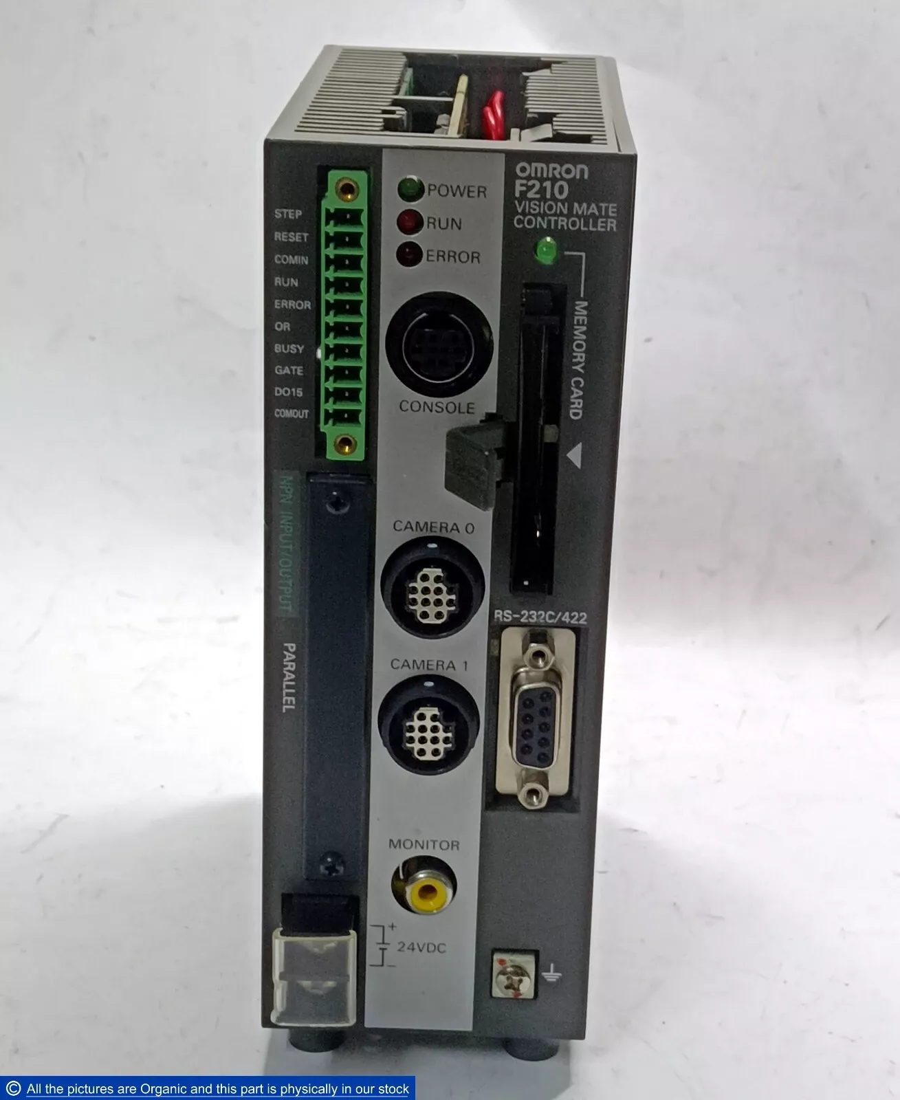 Omron F210-C10 Vision Mate Controller F500-UM Ver 3.01 50005001C Vision ...