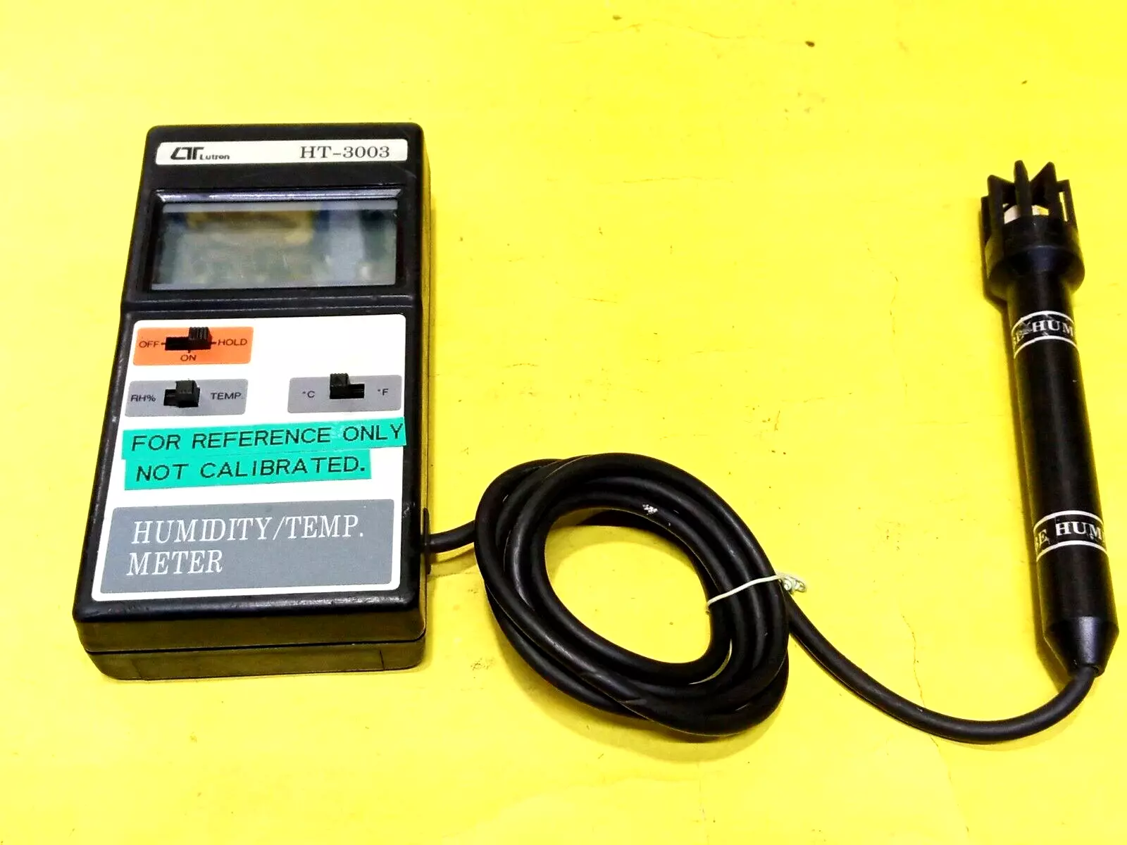 LUTRON Humidity/Temp Meter HT-3003 18mm (0.7") LCD, 31/2 Digits HT3003Meter