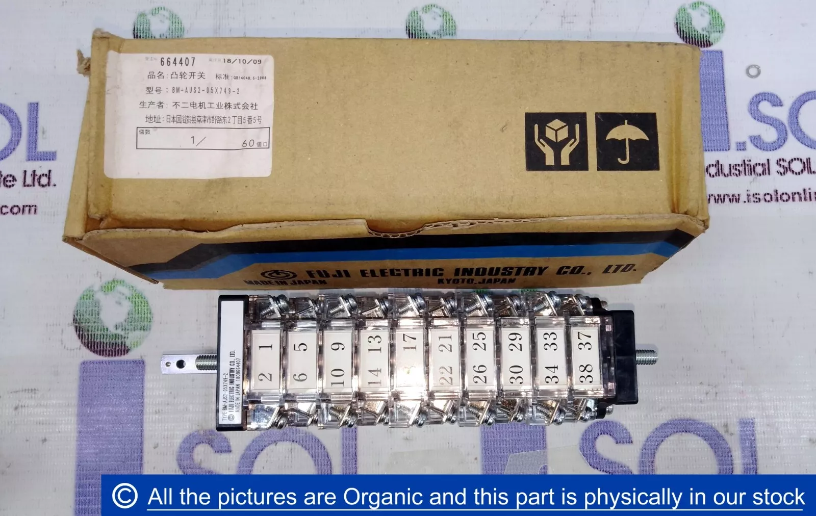 FUJI BM-AUS2-05X749-2 Cam Switch BMAUS205X7492 Rotary Switch Japan ...