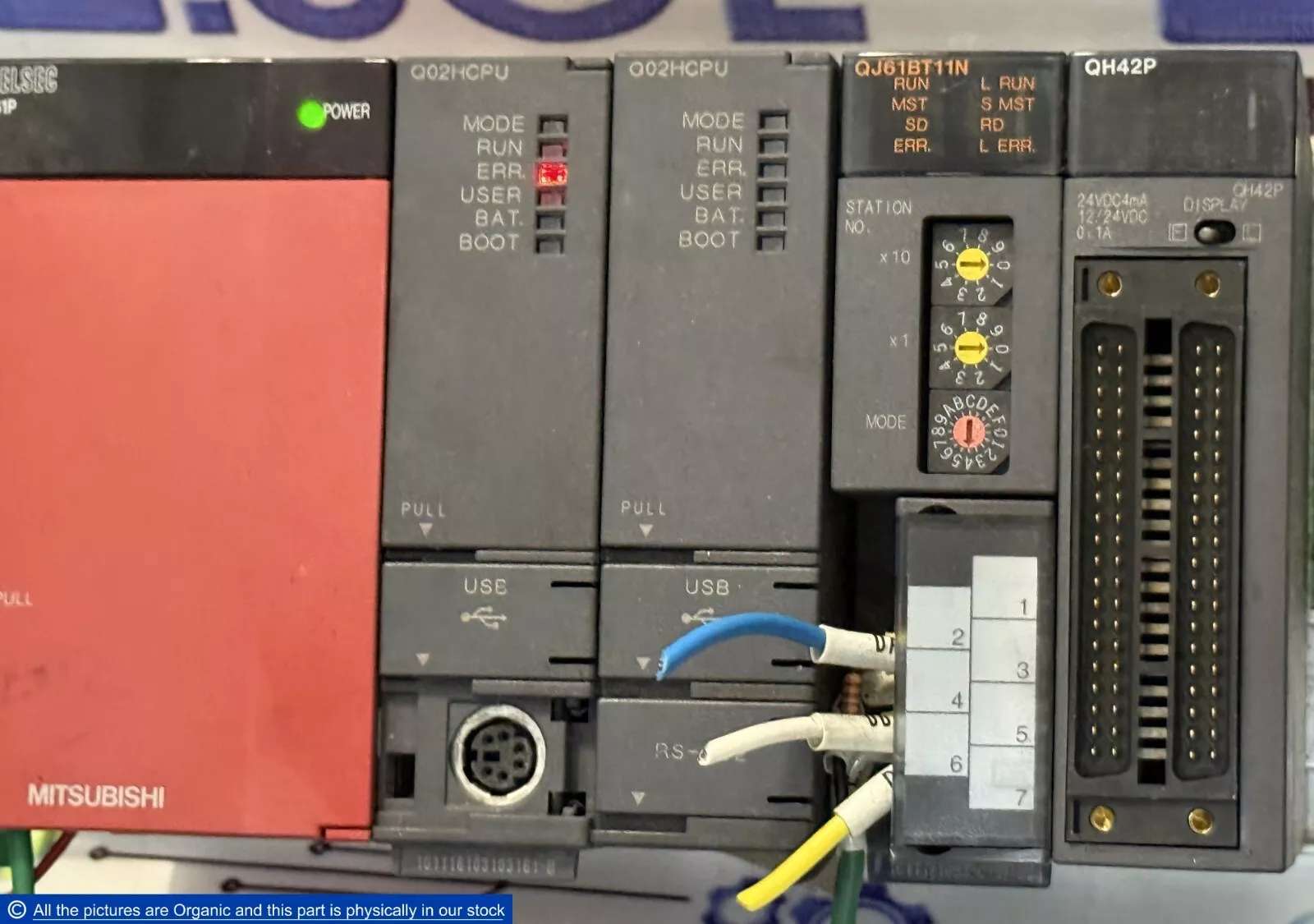 Mitsubishi Q35B PLC 5-Slot Base Unit MELSEC-Q Series 5VDC 0.11A JapanPLC Base Unit