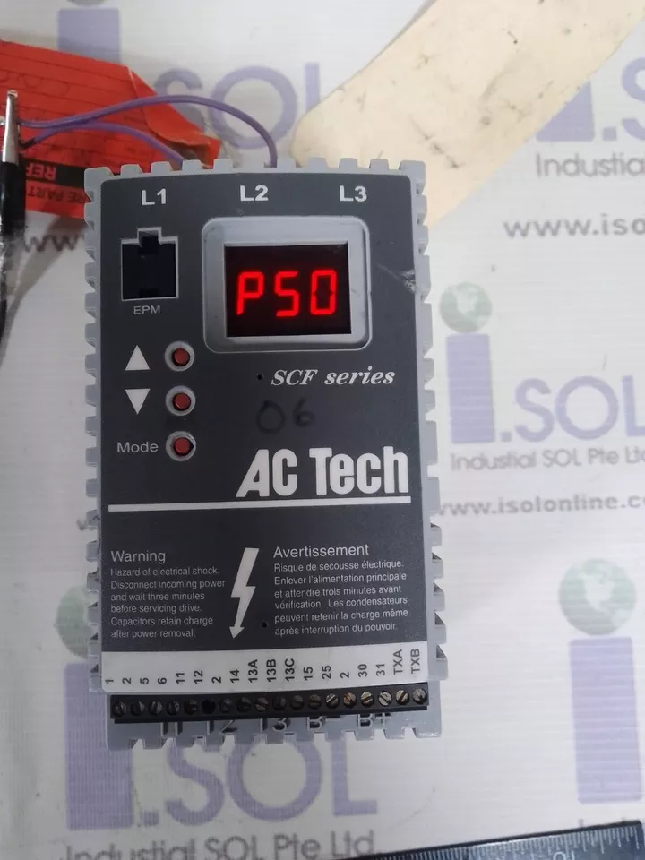 Lenze AC Tech SF205Y Variable Speed AC Motor Drive 213-06405 PV312 SCF ...