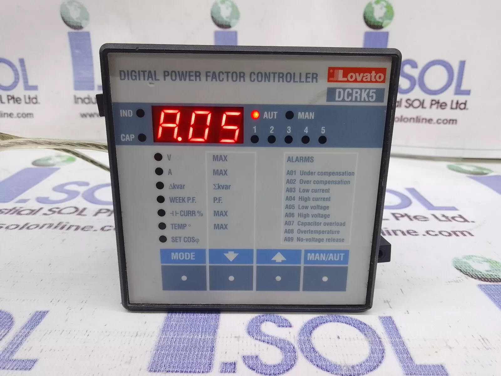 Lavato DCRK5 Digital Power Factor Controller 5 StepsController