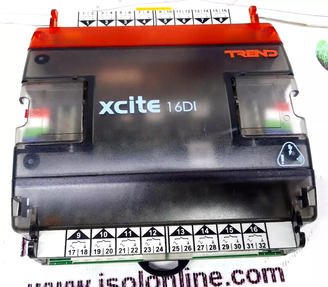 TREND ITEM3-2000U016000 xcite/IO/16DI Controller 16 Inputs Expander ...