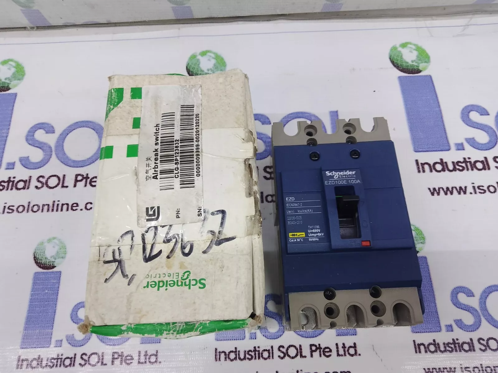 Schneider EZD100E 100A Air Break Switch Circuit Breaker EZD100E3100 ...