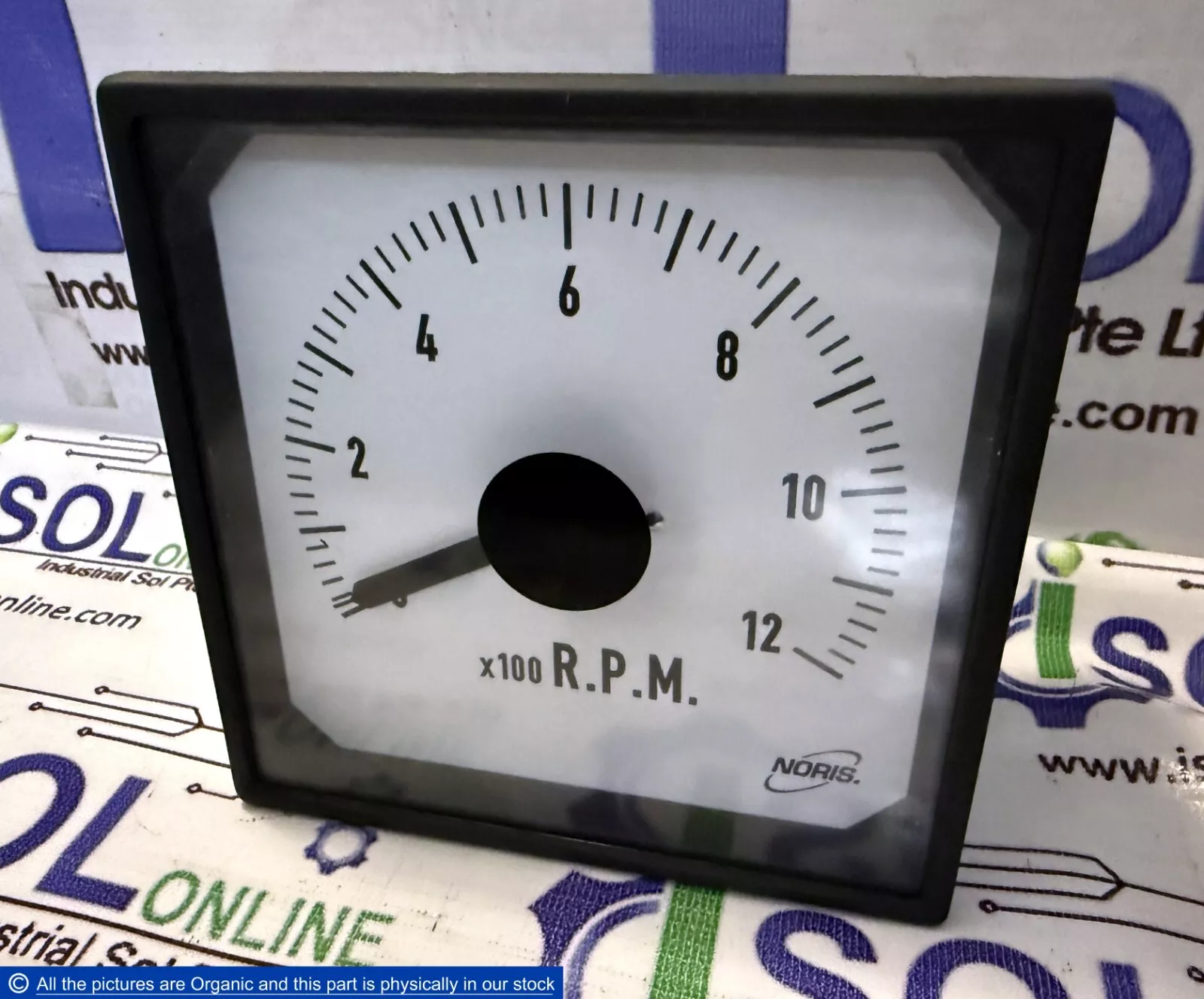 Noris RQ144-014 Engine RPM Indicator 0-1200 RPM RQ144014 Marine Store ...