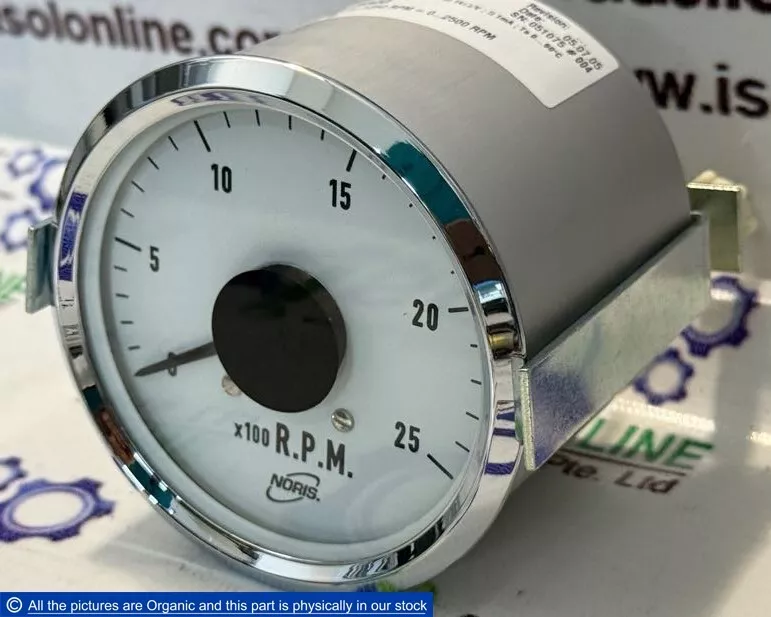 Noris R800 Analog RPM Gauge 0-2500 RPM Industrial Tachometer GE14-091 ...