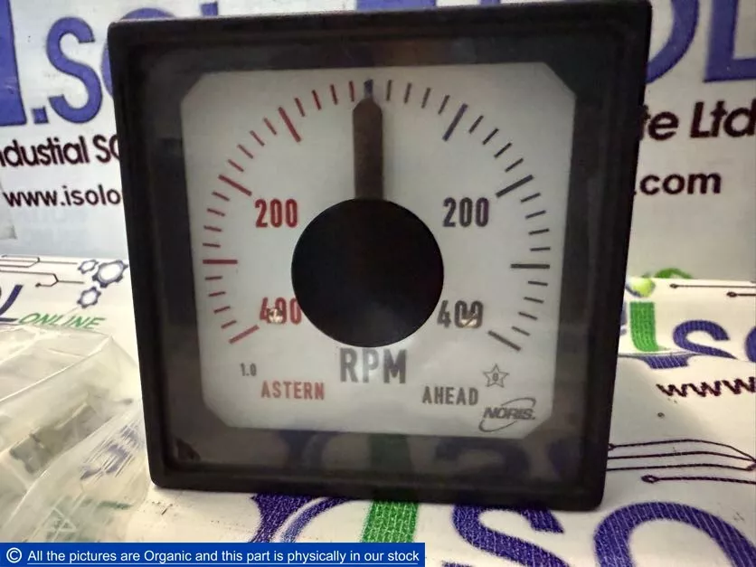 Noris PRQ96-009 Analog RPM Indicator Gauge PRQ96009 400 RPM Astern ...