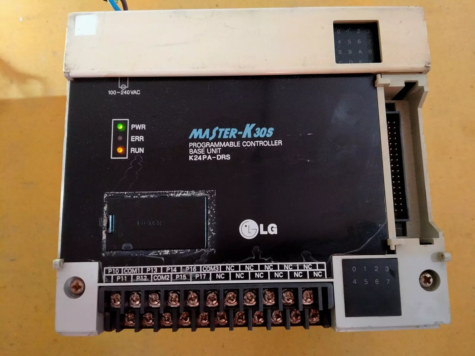 LG Master-K305 K24PA-DRS Programmable Controller Base UnitPLC Processors