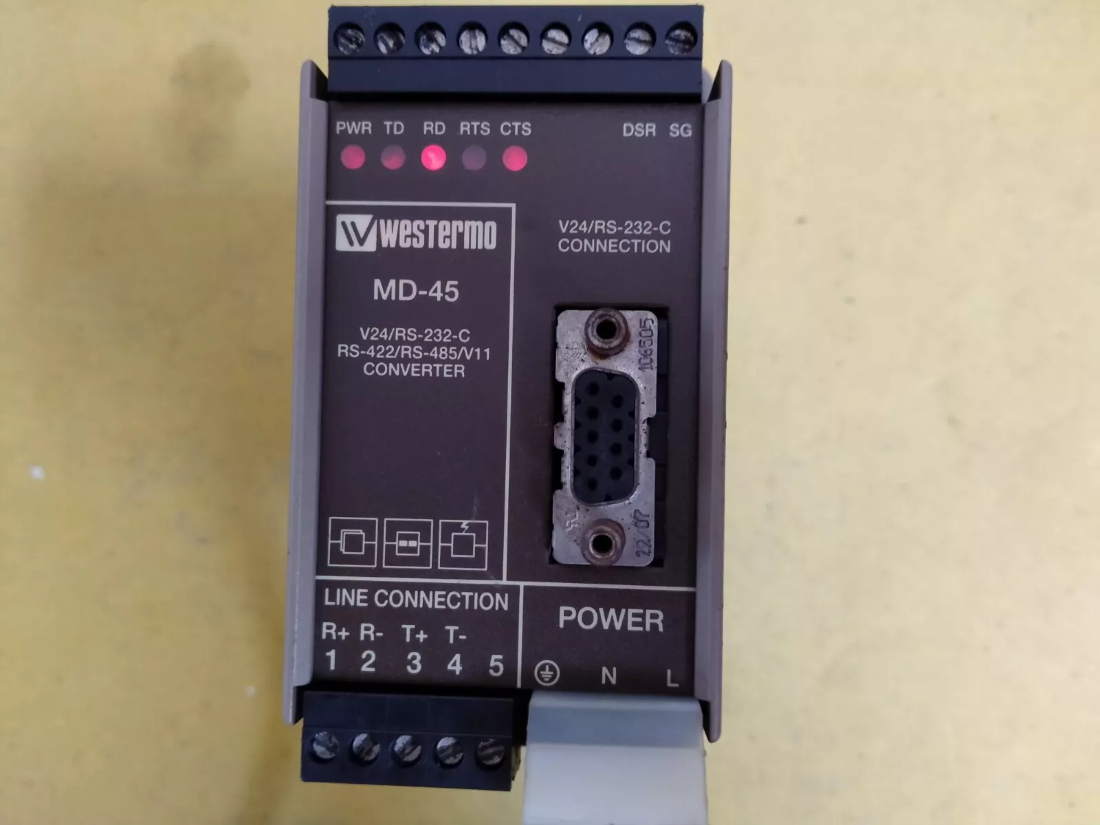 WESTERMO MD-45 HV RS-422/RS-485/V11 Converter 3157-1101Electrical Equipment & Supplies