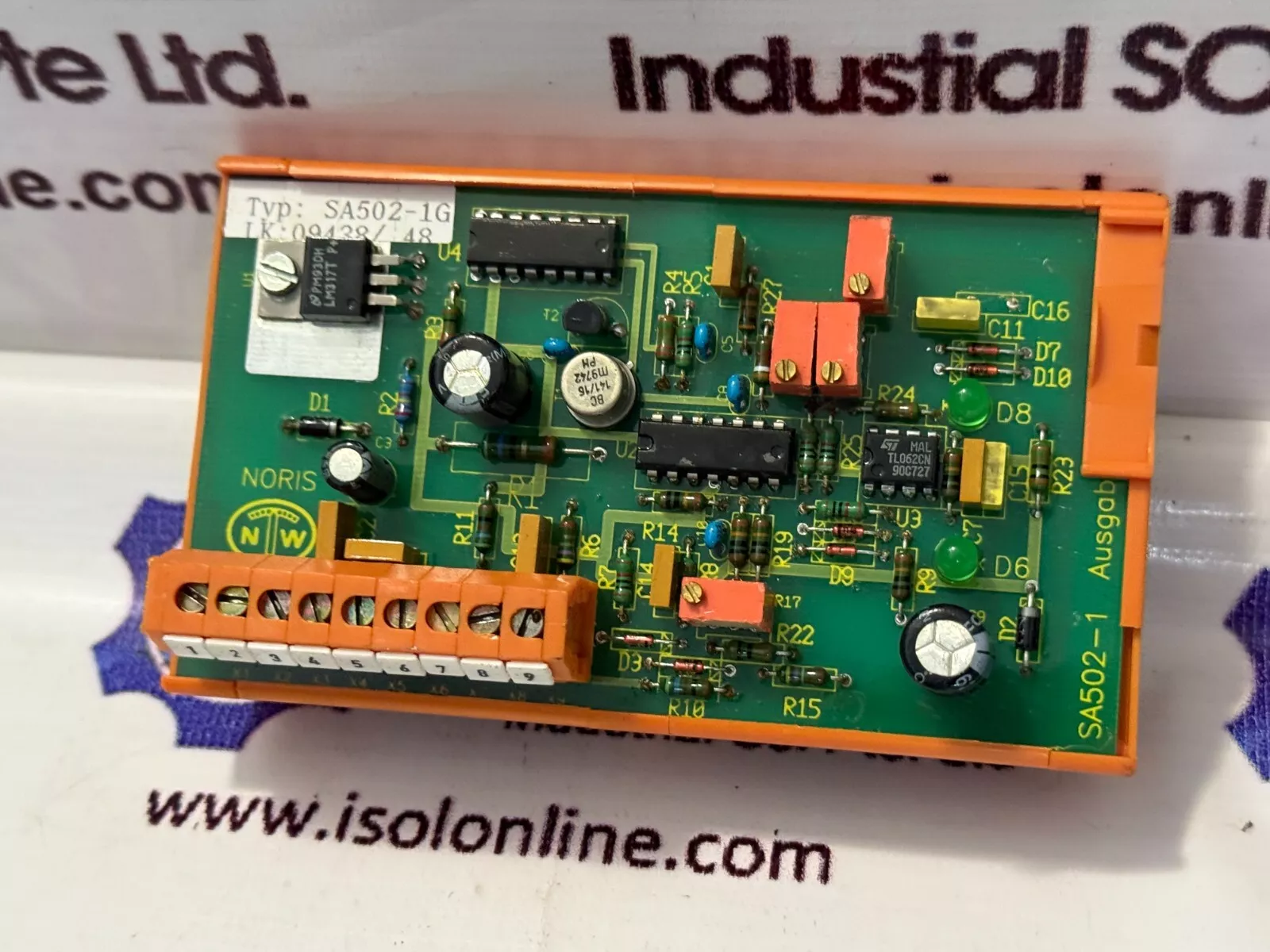 NORIS SA502-1G PLC I/O Module Marine Store Spare NORIS NTW Germany ...