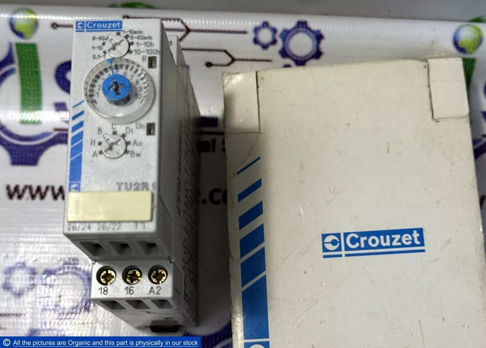 Crouzet TU2R1 Multifunction Time Delay Relay 88 865 305 0.1s-100h 8A ...