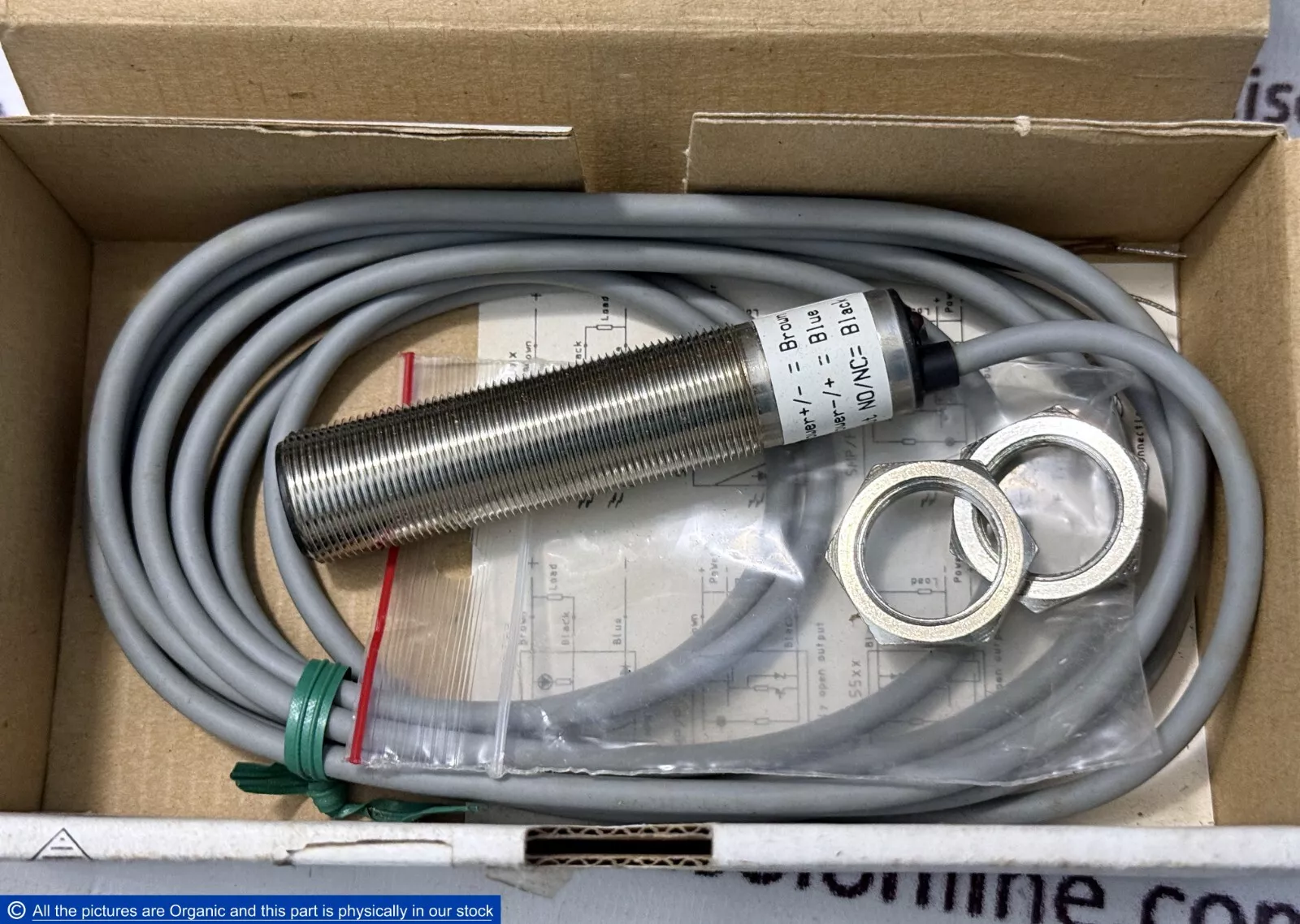 Telco SMPF 5400 NG 2.5 M Proximity Sensor 0476104000 NO/NC 3-Wire ...