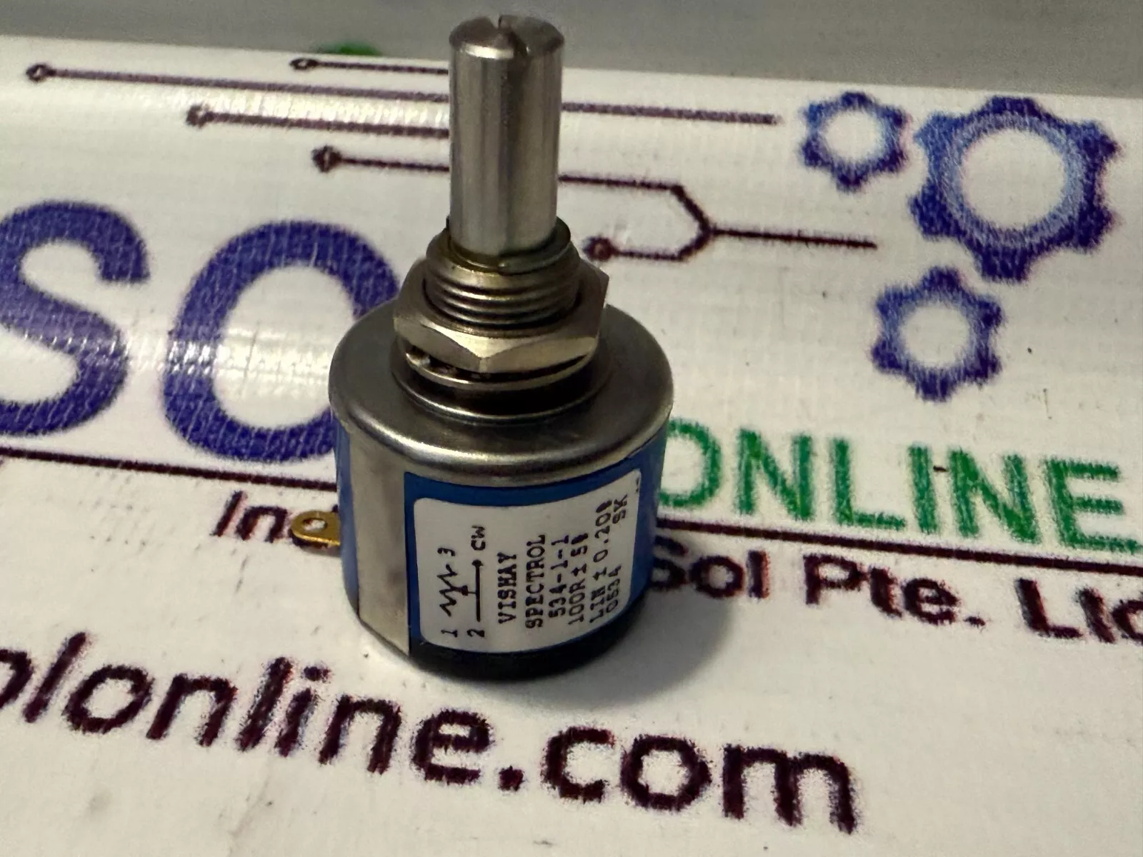 Vishay Spectrol 534-1-1 100 Ohms 10-Turns Precision Potentiometer ...