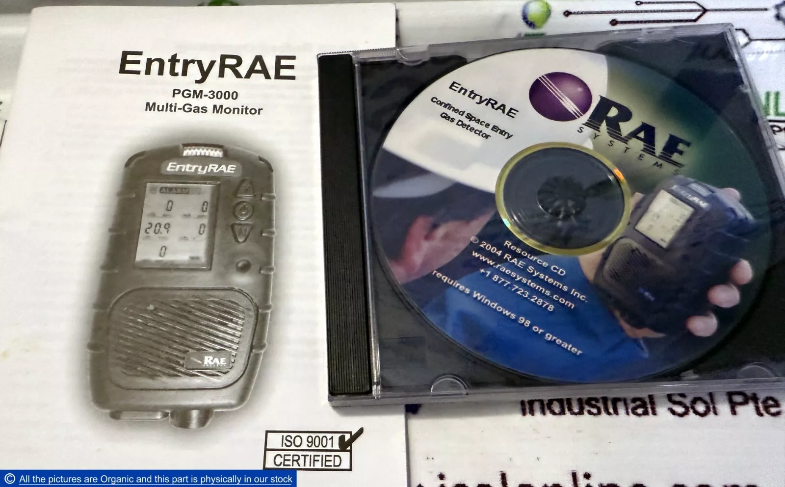 RAE Systems 046-4013-000 EntryRAE Resource CD & Manual For PGM-3000 Gas ...
