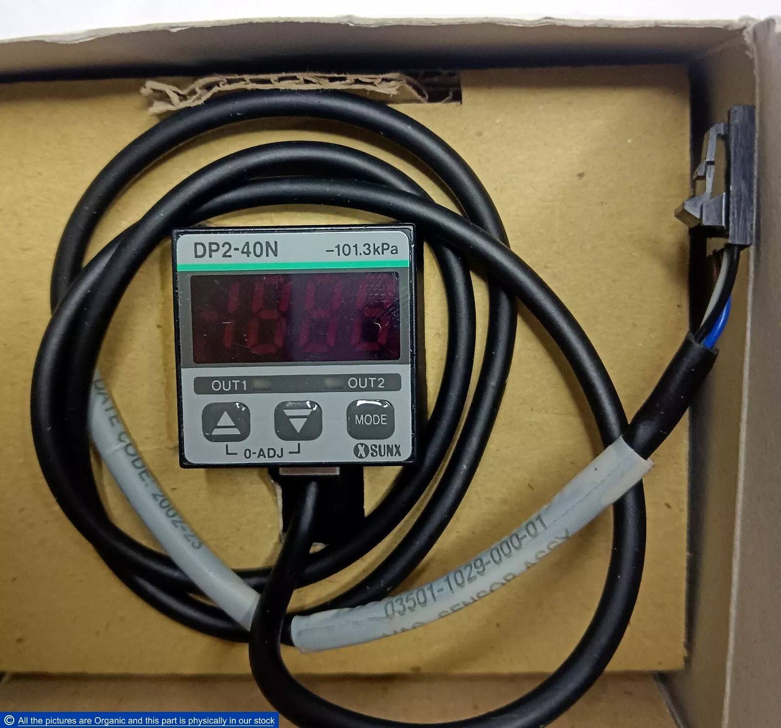 Sunx DP2-40N Digital Pressure Sensor -101.3kPA 12-24VDC 2.5ms DP240N PanasonicPressure Sensor