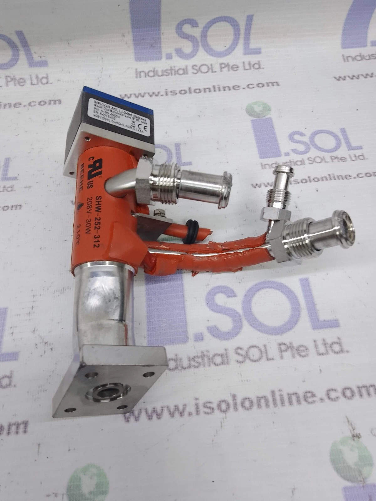 AMAT 0190-45504 VAT Inficon Dual Monameter Valve with heater SHW-252 ...