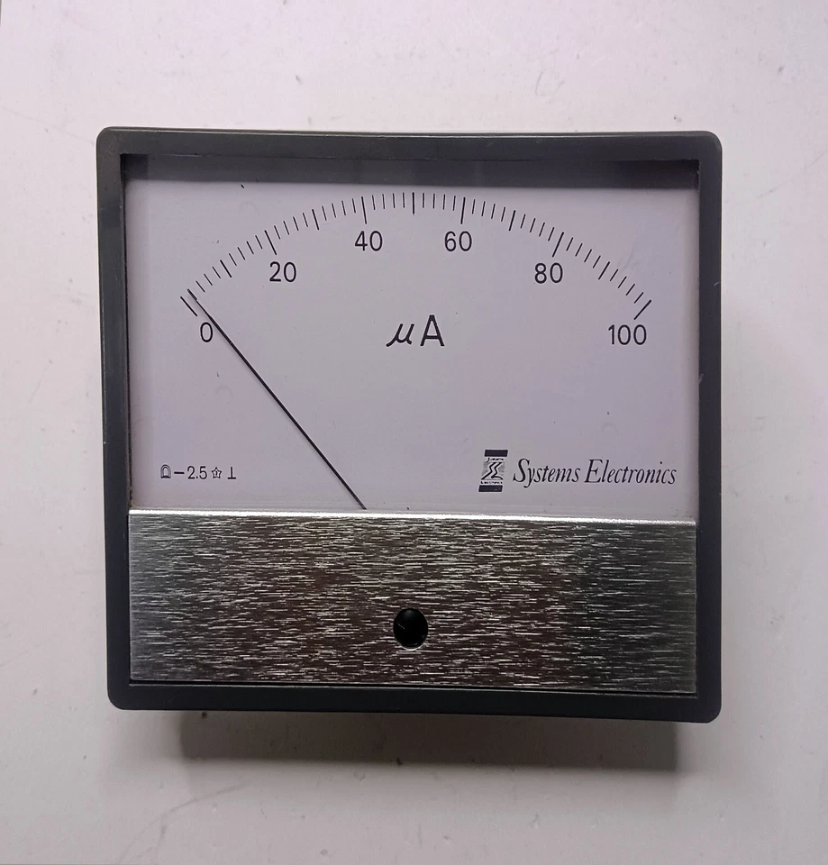 Systems Electronics 0-100 Analog µA Microampere Meter For Industrial ...