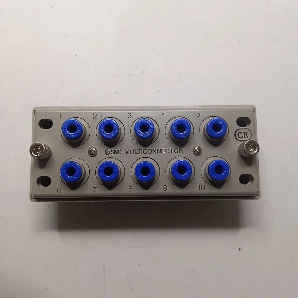 SMC 10 Port Double Sided Pneumatic Rectangular Multiconnector CR 10 ...