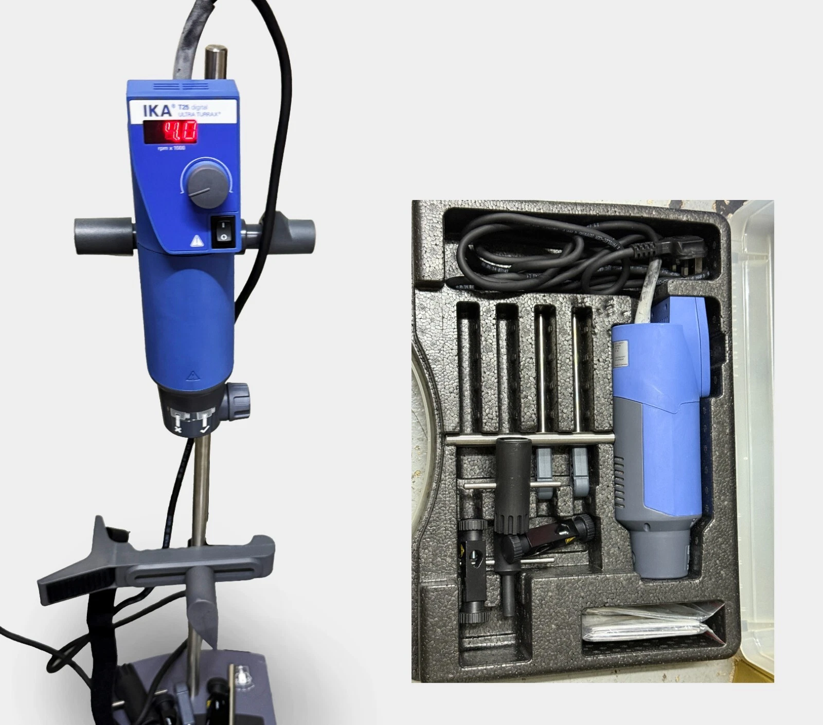 Homogensier IKA T25 Tigitla Ultra Turrax T25 D S2 dispersing device ...