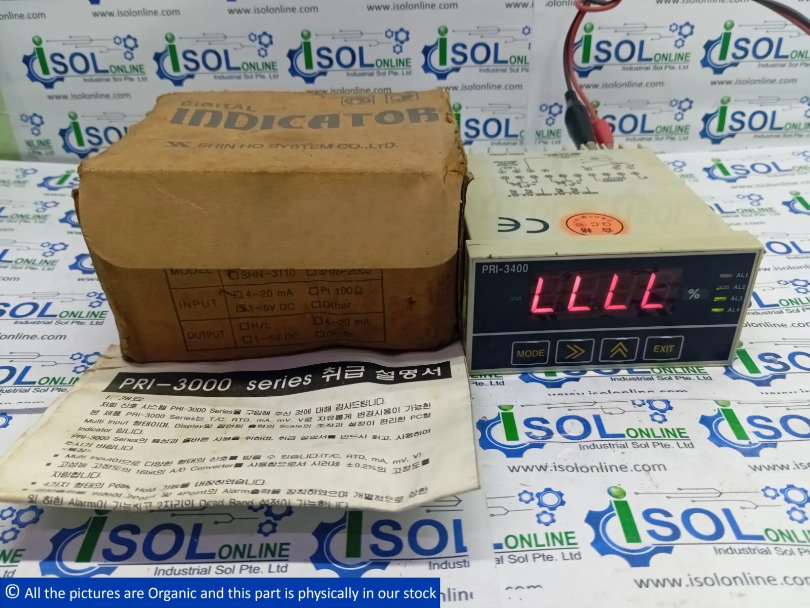 Shino System PRI-3400 Digital Multi-Input Indicator Series PRI-3000 ...