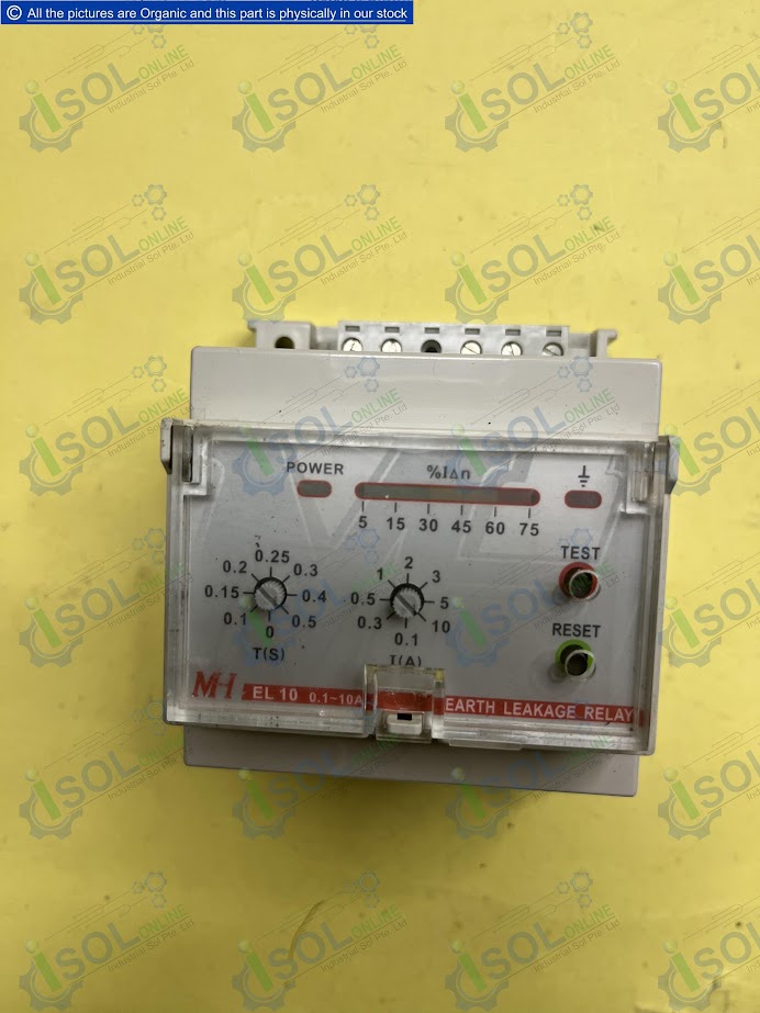 MH EL10 Earth Leakage Relay Industrial Protection Relay 0.1-10A 110/240V AC